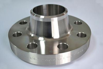 China Long Weld Neck Duplex Stainless Steel Flanges ASTM A182 F316Ti LWN Flange B16.5 for sale