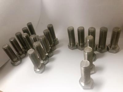 China M6 - M64 DIN931 DIN933 Duplex Stainless Steel Fasteners 310 310S Half / Full Thread Hex Bolt for sale