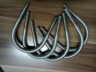 China 309S / 310S Duplex Stainless Steel Fasteners DIN 3570 Big Size U Bolt With Nut For Vehicles for sale
