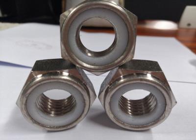China Nickel Alloy Hex Lock Nut Monel K500 Cold Galvanizing DIN985 Standard for sale
