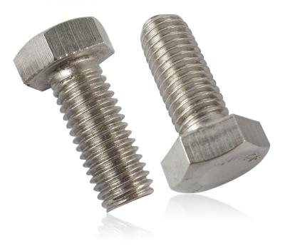 China ASME B18.2.1/2 Hex Bolts / Inconel 825 Alloy Steel Fasteners High Precision for sale