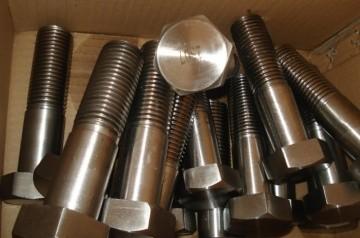China Monel 400 Nickel Alloy Fasteners Hex Bolt Size M8 - M52 DIN 961 UNS N04400 for sale