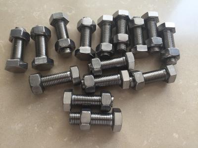 China DIN933 DIN931 Stainless Steel 321 Hex Bolt Fasteners ASTM A193 GR.B8T for sale