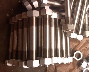 China Duplex Alloy 2205 Fastener Hex Bolt With Full Threaded DIN933 DIN93 for sale