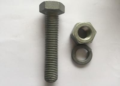 China Black Surface Carbon Steel Hex Bolt Hex Nut DIN933 DIN931 DIN934 For Highway Structures for sale