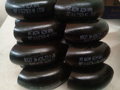 China ELBOW 90 DEG BW  ASME B16.9 DN40 SCH40 CS ASTM A234-WPB for sale