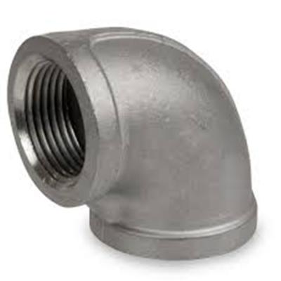 China Forged ASME B16.11 UNS N4400 MONEL400 90-deg. THD threaded elbow 3000# Manufacturer for sale