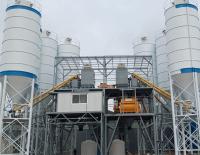 China 2HZS180 Stationary Concrete Batching Plant with 180m³/h Single Line and 360m³/h Dual Line Productivity Featuring Intelligent PLC Control for sale