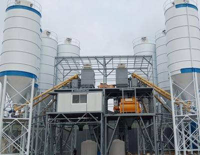 China 2HZS180 Stationary Concrete Batching Plant with 180m³/h Single Line and 360m³/h Dual Line Productivity Featuring Intelligent PLC Control for sale