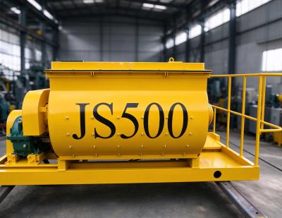 China Wear Resistant Low Vibration Low Noise Twin-Shaft Compulsory Mixer for Stationary Concrete Batching Plant for sale