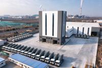 China Overhead Belt Batching Plant with Round Tube Steel Structure & Column Load-Bearing Main Building for sale