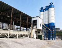 China HUITE Vertical Shaft Planetary MixerHZN75 Precast Concrete Batching Plant for sale