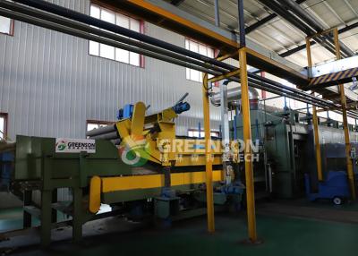 China Automatic Cutting Saw Mineral Wool Board Production Line with High Temperature And Pressure Curing and 200-300 KW Total Power for sale