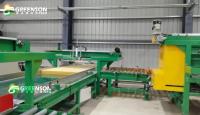 China Mineral Wool Board Production Line with High Temperature And Pressure Curing Unlimited Board Length and Overseas Engineer Support for sale