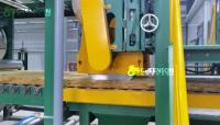 China Mineral Wool Board Production Line with High Temperature And Pressure Curing Unlimited Board Length and Overseas Engineer Support for sale