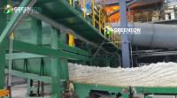 China 80-200kg/m3 Raw Material Density Rock Wool Production Line With Advanced PLC Control Technology for sale