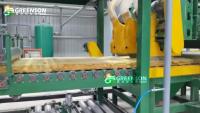 China 80-200kg/m3 Raw Material Density Rock Wool Production Line With Advanced PLC Control Technology for sale