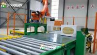 China PLC Controlled Mineral Wool Board Production Line with High Temperature And Pressure Curing and Unlimited Board Length for sale