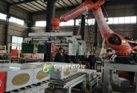 China Fully Automatic Construction Material Production Line For Mineral / Rock / Stone / Basalt Fiber Wool Board for sale
