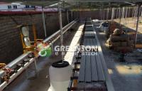 China Building Material Gypsum Plaster Cornice Production Line Machinery 42-150 M For High Output Capacity for sale