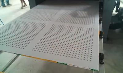 China Perforated Gypsum Drywall Board Ceiling Machine Plaster False Ceiling Punching Machine For Small Business for sale