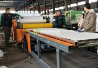 China Automatic Gypsum Ceiling Tile Making Machine with PLC Control for sale