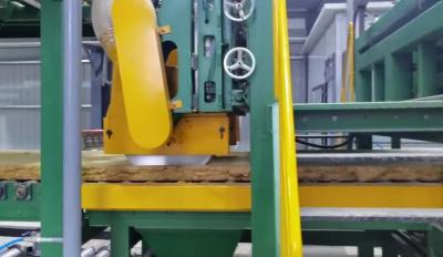 China Double-Knife Flying Saw Cross Cutting Machine for Stone Wool Production for sale