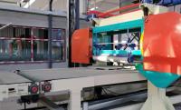 China Double-Knife Flying Saw Cross Cutting Machine for Stone Wool Production for sale