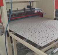 China Punch Hole Plate Machine Fiber Cement Board Gypsum Board MDF Board Hole Punching Machine for sale