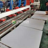 China 60*60cm Gypsum Ceiling Tile Production Line Rhino Board Ceiling Gypsum Making Machine for sale