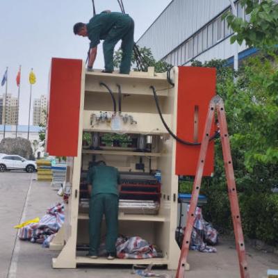 China Silenced Plaster Ceiling Tile Gypsum Board Hydraulic Press Hole Piercing Machine Punching Machine for sale