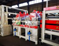 China Automatic Mineral Wool Board Production Line with PLC Control System and Overseas Engineer Support for High Efficiency for sale