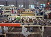 China Automatic 60x60cm PVC Coated Gypsum Ceiling Tile Making Machine with 1300mm Effective Laminating and 2-6 Million Sq.m/year Capacity for sale