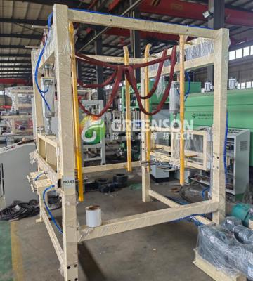 China High Speed Fully Automatic PVC Film Laminating Machine with PLC System for Gypsum Board Laminating Line 1300mm Effective Laminating and 3-15m/min Adjustable Speed for sale