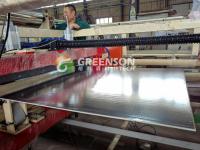 China Fully Automatic Gypsum Board Lamination Machine with PLC Control System, 1300mm Max Laminating Width, and 15m/min Speed for sale