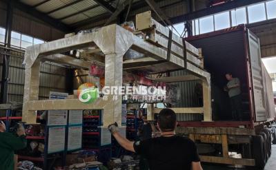 China High-speed Fully Automatic Gypsum 2x2 Ceiling Tile Making Machine with 380V 50HZ Power for sale