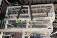 China Cost-effective 2x2 Drop Ceiling Tile Gypsum Ceiling Tile Making Machine with 15m/min Adjustable Speed for sale