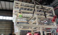 China Fully Automatic Gypsum Board Laminating Machine with 1300mm Laminate Width Adjustable Speed and 1 Year Warranty for sale