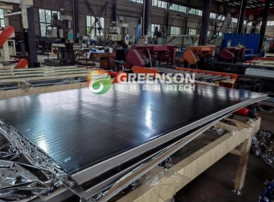 China Automatic 55kw 380V Gypsum Ceiling Tile Production Line for PVC Laminated Gypsum Board for sale