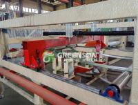 China Fully Automatic Lamination Machine for PVC Gypsum Ceiling Tiles with 380V Voltage 1300mm Max Laminating Width and 5-30mm Thickness for sale