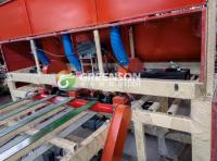 China Fully Automatic Gypsum Board Laminating Machine with 1300mm Laminate Width Adjustable Speed and 1 Year Warranty for sale