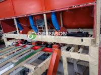 China Fully Automatic Gypsum Board Lamination Machine with PLC Control System, 1300mm Max Laminating Width, and 15m/min Speed for sale