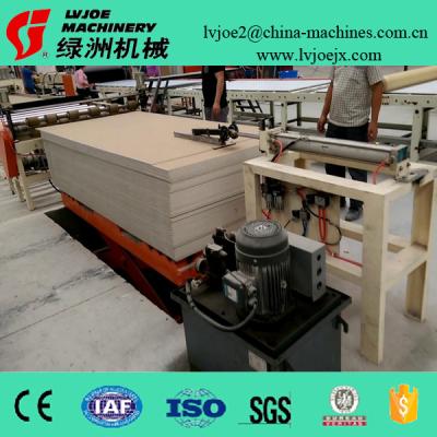 China PVC Covered Gypsum Ceiling Panels Production Line With Automatic Push Type Feeder for sale