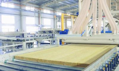 China Rock Wool Production Line with 10,000-60,000 Units Capacity High Temperature Curing and 1 Year Warranty for Mineral Wool Board for sale