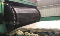 China 2.4m Rock Wool Panel Production Line with 1200-2400mm Board Width, PLC Control, and 80-200kg/m3 Raw Material Density for sale