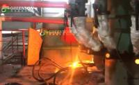China Low Cost Gas Furnace Rock Wool Production Line with PLC Control and Adjustable Felt Size for Mineral Wool Board Manufacturing for sale
