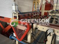 China PVC Gypsum Board Laminating Machine with 1300mm Effective Laminating Width, 15m/min Speed, and 2-6 Million Sqm Capacity for Gypsum Ceiling Tile Production for sale