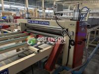China PVC Laminated Fiber Cement Board Making Machine with 1300mm Effective Laminating, PLC System, and 2-6 Million Sq.m/Year Production Capacity for sale
