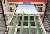China PVC Gypsum Board Laminating Machine with 1300mm Effective Laminating Width, 15m/min Speed, and 2-6 Million Sqm Capacity for Gypsum Ceiling Tile Production for sale