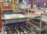 China PLC System Controlled PVC Laminated Gypsum Board Machine with 1300mm Laminating Width and 15m/min Speed for sale